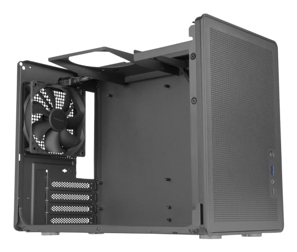 Mars Gaming MC-XPRO, Mini Tower, PC, Svart, micro ATX, Mini-ITX, Nät ...