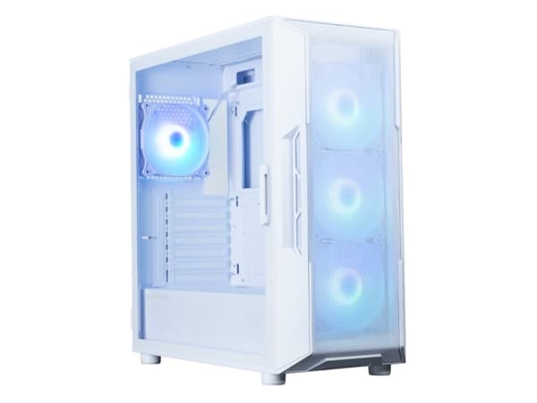 Zalman i3 NEO ARGB V2 WHITE, Midi Tower, PC, Vit, ATX, Mini-ITX, Plast ...