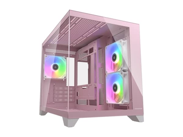 COUGAR FV150 MINI RGB, Mini Tower, PC, Pink, micro ATX, Mini-ITX ...