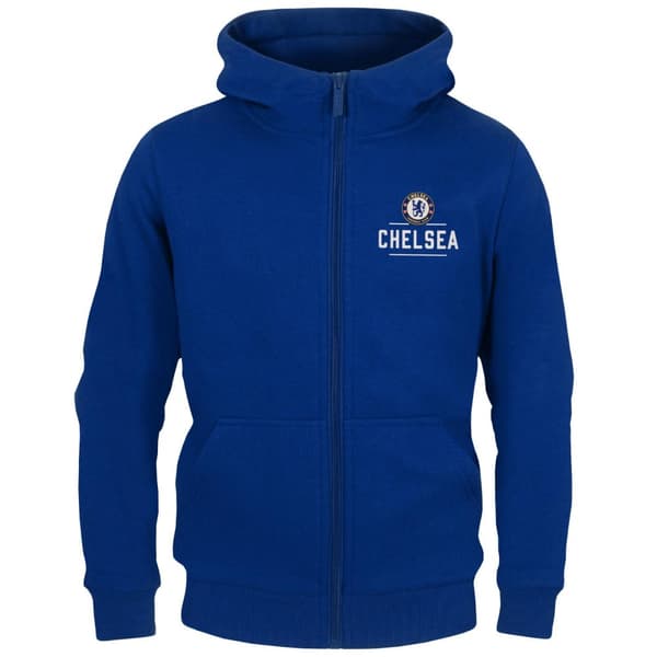Chelsea FC Hoodie med hel dragkedja för pojkar | CDON