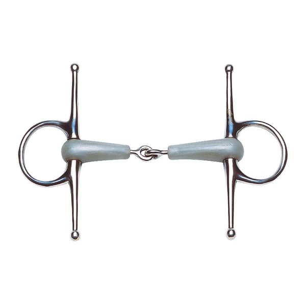 Feeling Split Full Cheek Snaffle Flexi Silver 105 mm | CDON