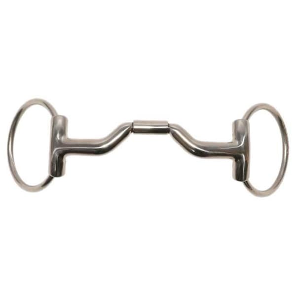 Metalab Elite 2 Ringar Snaffle Med Brygga Silver 135 mm | CDON