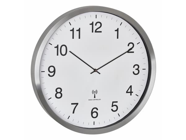 Tfa Dostmann 60 3548 02 Vägg Analog Klocka Rund Vit Gjuten