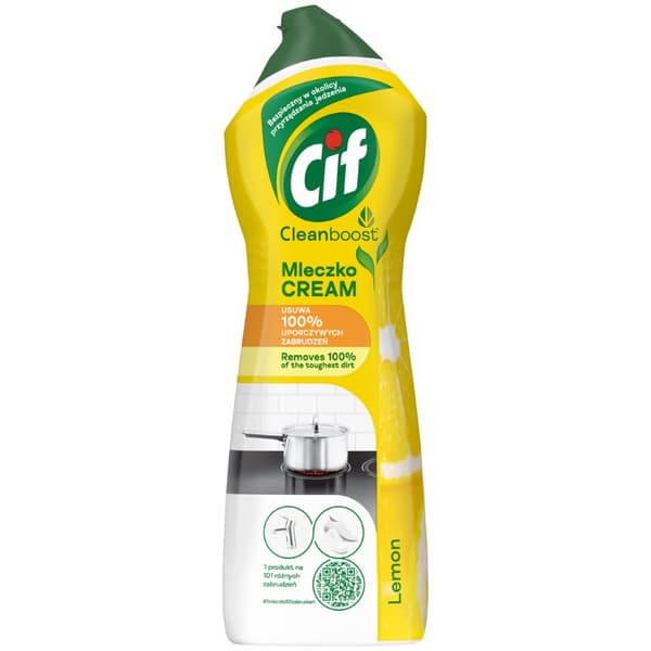 Cif Cream Lemon with Microcrystals Cleansing Milk 780g | CDON