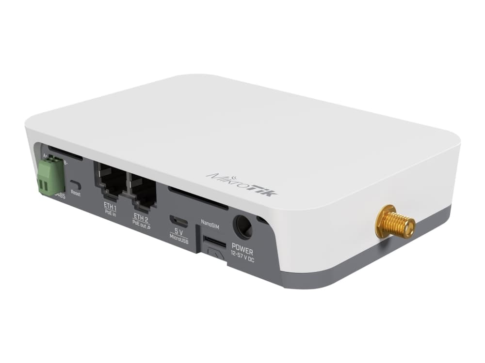 MikroTik KNOT LR8 kit - Gateway - 100Mb LAN - Wi-Fi, LoRaWAN, Bluetooth ...