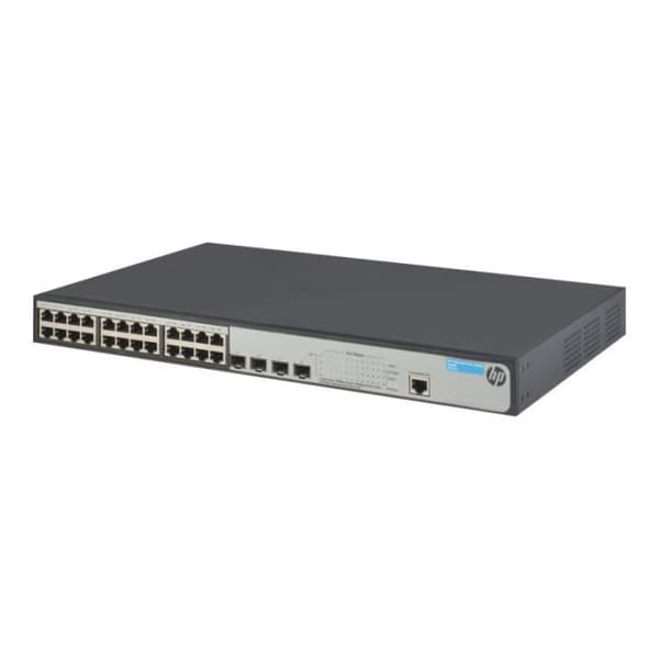 HPE 1920-24G-PoE+ - Switch - C3 - Managed - 24 x 10-100-1000 (PoE+) + 4 ...