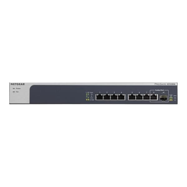 NETGEAR ProSAFE XS508M unmanaged switch - 7 portar 100 Mb, 1, 2,5, 5 ...