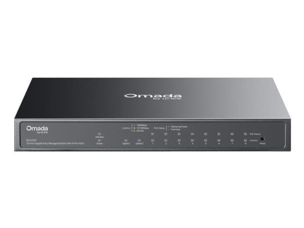 TP-Link Omada ES210GP, Administreret, L2, Gigabit Ethernet (10/100/1000 ...