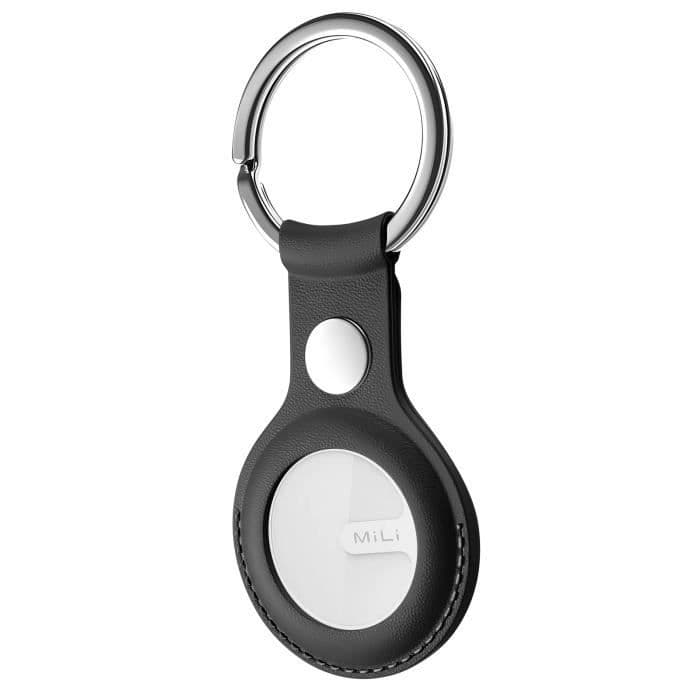 MiLi Tag Black Tracker kompatibel med Apple Find My, Nyckelringskydd ...