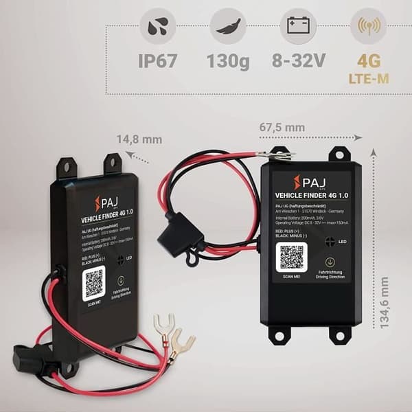 PAJ GPS VEHICLE FINDER 1.0 Senaste teknologin 4G GPS Tracker | CDON