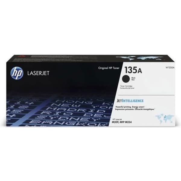 TONER 135A (W1350A) svart - äkta patron för skrivare i HP LaserJet M209 / MFP M234 serie | CDON