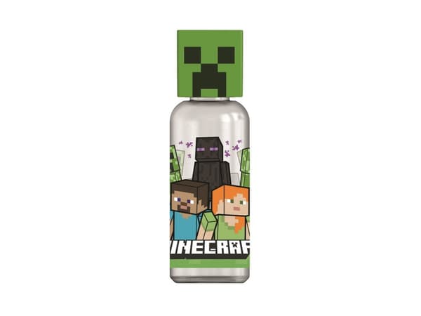 MINECRAFT FLASKA MED 3D-FIGURER 560 ML Originalvattenflaska för barn ...