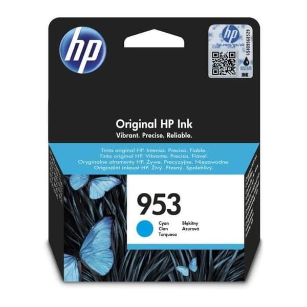 HP 953 cyan original bläckpatron (F6U12AE) för HP OfficeJet Pro 8710 ...