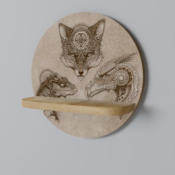 STEAMPUNK TRIO Rund Hylde | CDON