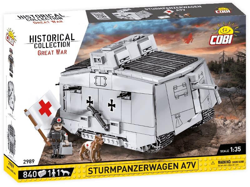 COBI-2989 STURMPANZERWAGEN A7V - WW1 SAKSALAINEN SÄILIÖ | CDON
