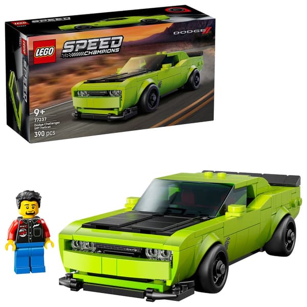 LEGO - Speed Champions - Dodge Challenger SRT Hellcat Sports Car (77237 ...