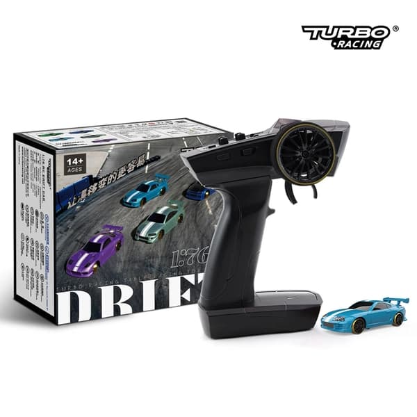 Turbo Racing 1:76 C64 C65 C61 C62 C63 RC Electric Drift Car Gyro ...