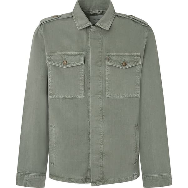 Pepe Jeans Eaton Field Jacka Grönt M Man | CDON