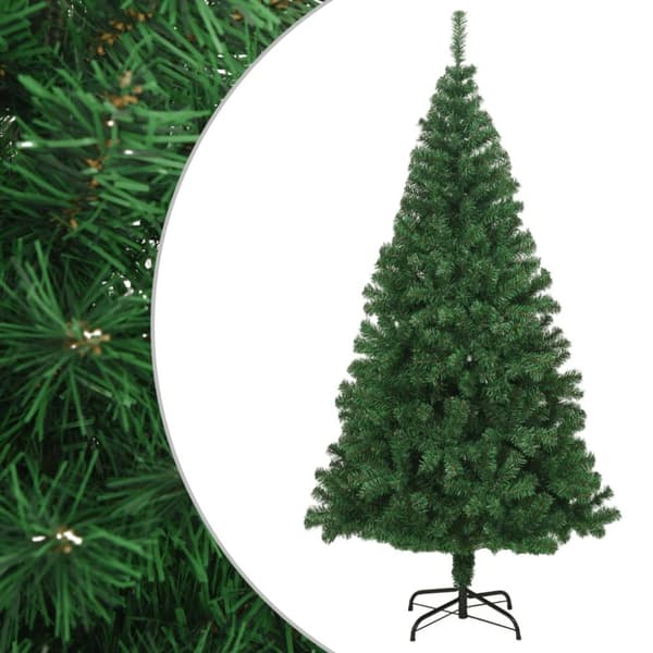 Plastgran med tjocka grenar grön 240 cm PVC | CDON