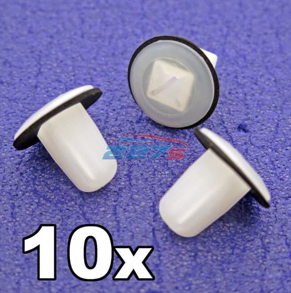 10x Lock Nut Screw Grommets for Kia & Hyundai- Fit a 9mm Square Hole | CDON