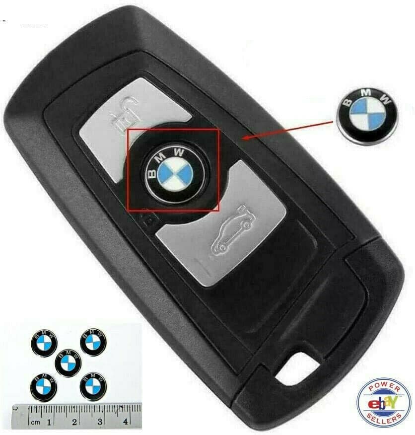 2 X BMW Key Fob Badge Logo Emblem Replacement Sticker 11mm Diameter CDON 2-x-bmw-key-fob-badge-logo-emblem-replacement-sticker-11mm-diameter-cdon