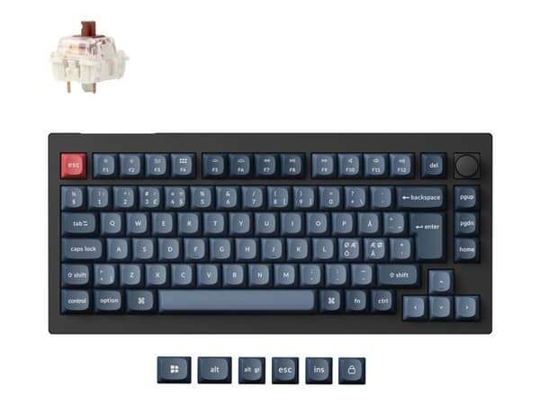 Keychron V1 Max - Tangentbord - QMK, anpassad mekanisk, ISO-layout ...