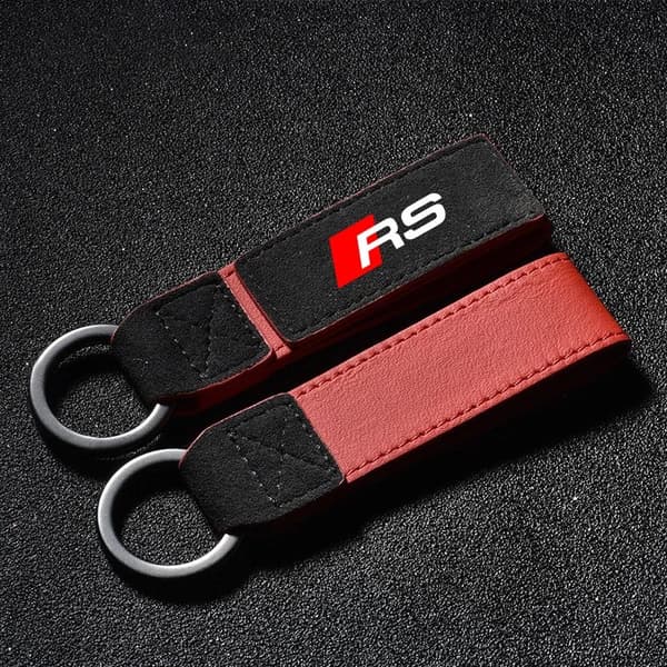 Alloy Car Keyrings Holder Accessories For Audi RS TT Logo RS2 RS3 RS4 ...
