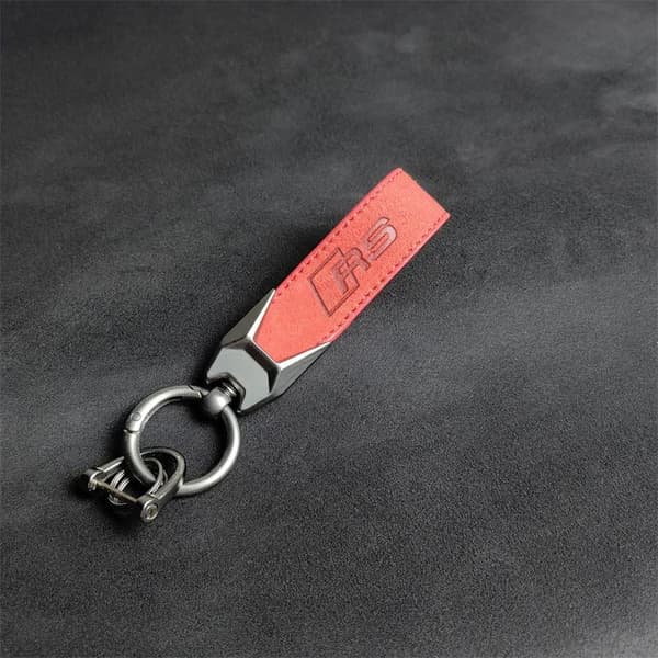 Suede Car Keyrings Keychain Key Rings Pendant Holder For Audi RS TT ...