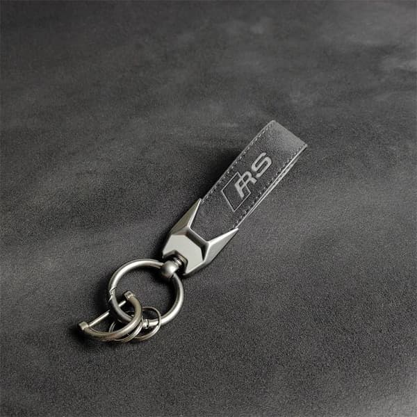 Suede Car Keyrings Keychain Key Rings Pendant Holder For Audi RS TT ...