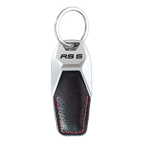 Zinc Alloy Leather Car Key Ring Keychain for Audi RS3 RS4 RS5 RS6 RS7 ...