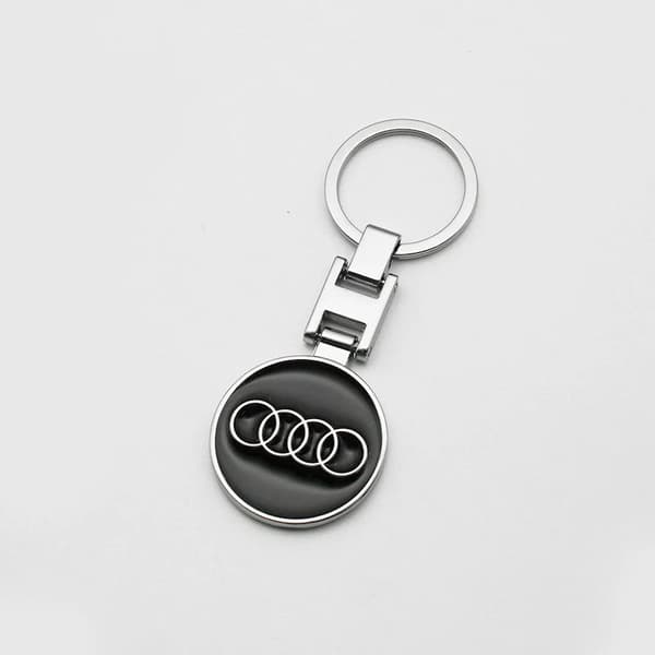 3D Metal/Braided Rope Car Badge Key Chain Decorative Keychain Ring For ...