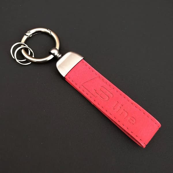 Leather Keyring Luxury Car Keychain For Audi A3 A4 A5 A6 A7 A8 A1 A2 Q3 ...