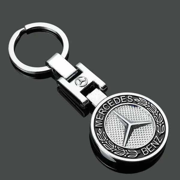 Metal Key Rings Car Key Chains Pendant Holder for Mercedes Benz W204 ...