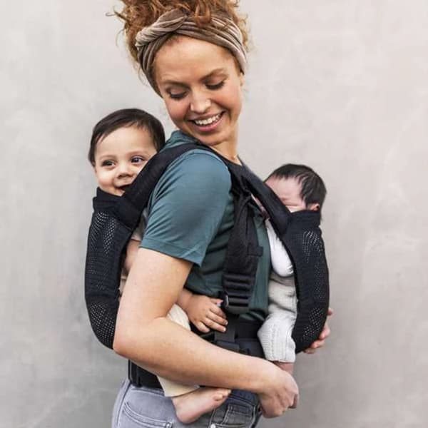 Mini Monkey Baby Tandem Carrier - Black | CDON