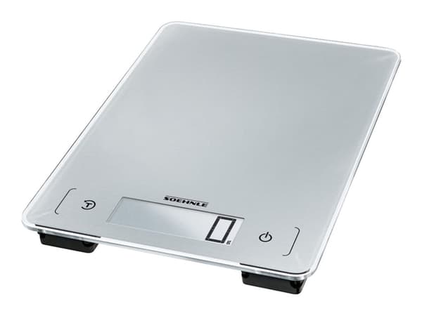 Soehnle 66225, Elektronisk köksvåg, 10 kg, Silver, Bordsskiva ...
