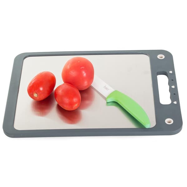 Vändbar Antibakteriell Skärbräda - Rostfritt Stål | CDON