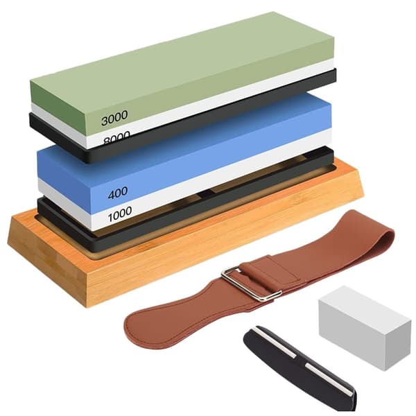 Slipsten Kit för Knivslipning – Brynsten Knivslip / Slipblock med ...