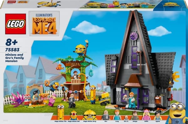 LEGO Despicable Me 75583 Minions and Gru's Family Mansion | CDON