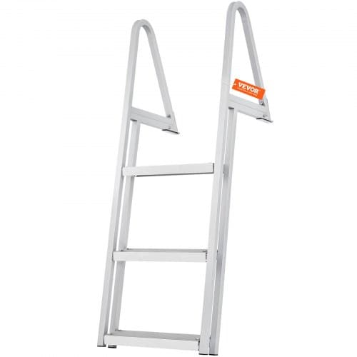 Dock Ladder, 3-Step Removable, 61x45.5x122.5 cm, Aluminum | CDON