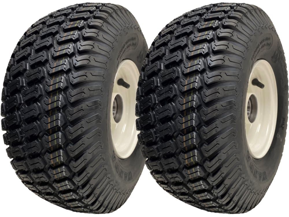 15x6.00-6 Gräs Lawnmower Wheels Däck monterade på fälgen 20 mm lager ...