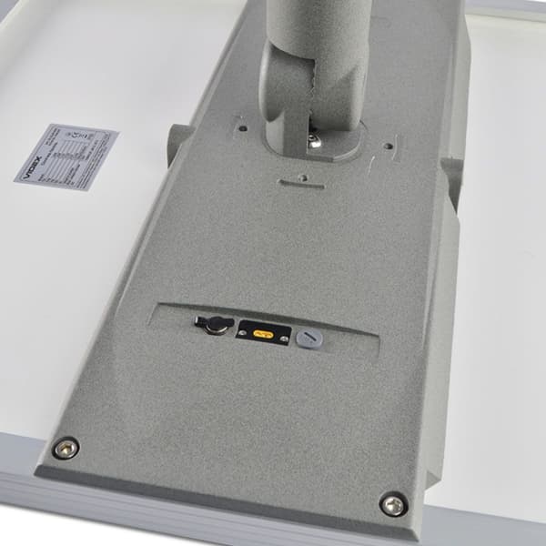 Solcellsdriven LED-lykta med fjärrkontroll 4300lm 5000K panel 60W IP65 ...