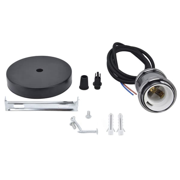 E27 Lamphållare med Sladd Vintage Pendellampa Lamphållare för sovrum ...