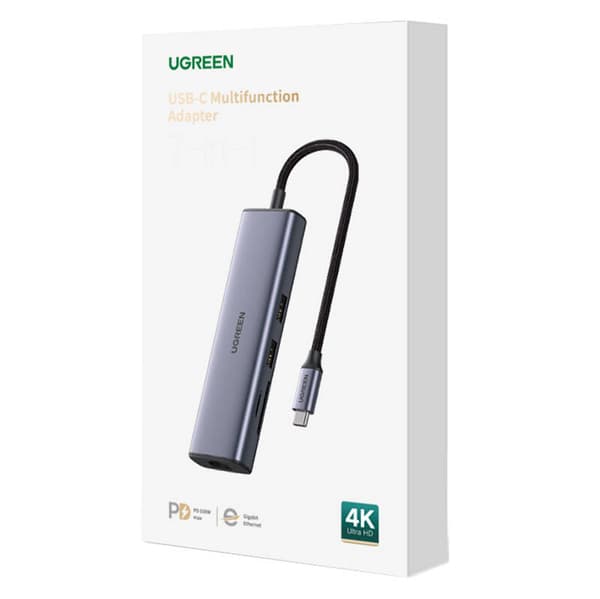 DOCKING Station Ugreen, "CM512" conectare PC USB Type-C, USB 3.0 x 2| RJ-45 Gigabit x 1|HDMI 4K ...
