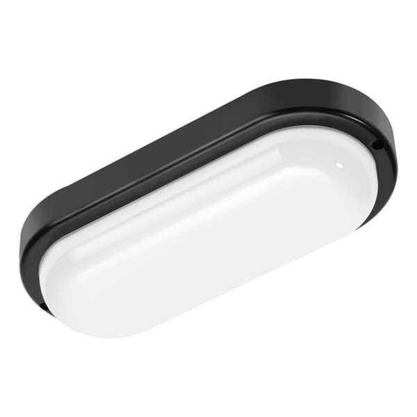 Oval sort LED-kanallampe 18W neutral lysfarve IP64 Davo Eko-Light | CDON