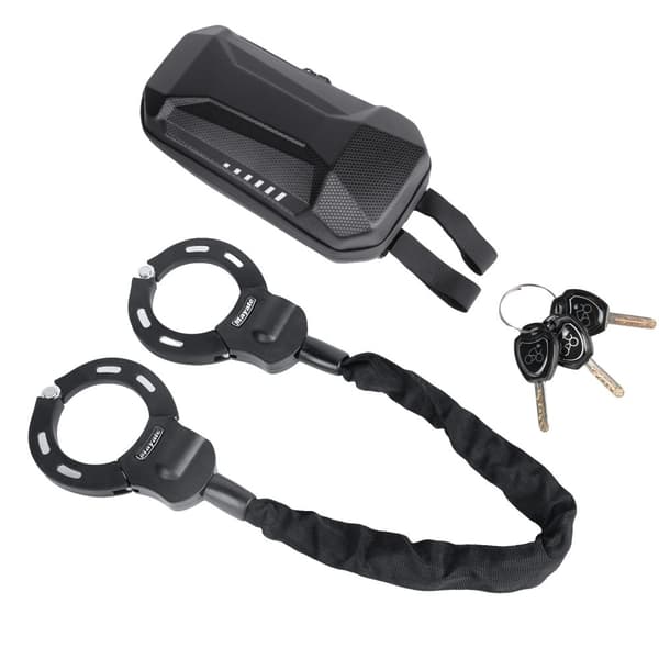 Motorcykellås, hållbar stålstruktur, justerbar handfängseldesign,B | CDON