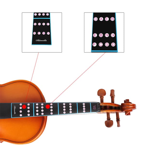 Violin Fingerboard Sticker Fretboard Note Label Fingering Chart