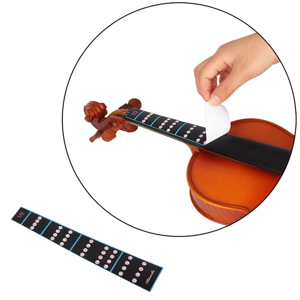Violin Fingerboard Sticker Fretboard Note Label Fingering Chart