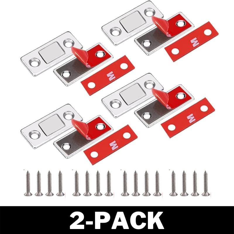 4-Pak skabsmagneter - Praktiske magneter til skabslåger | CDON