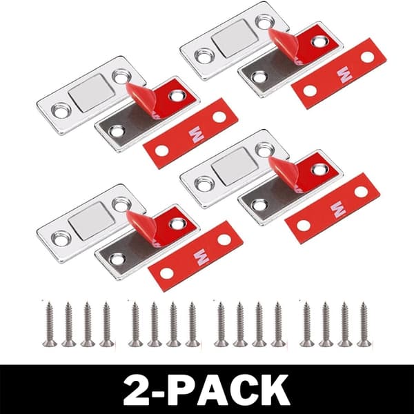 4-Pak skabsmagneter - Praktiske magneter til skabslåger | CDON