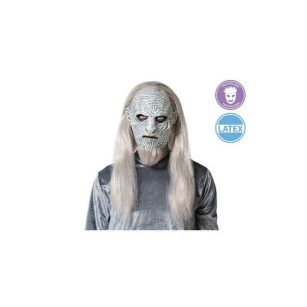 Kostymer - AC-DÉCO - Latex Halloween mask - White Walker - Vuxen ...